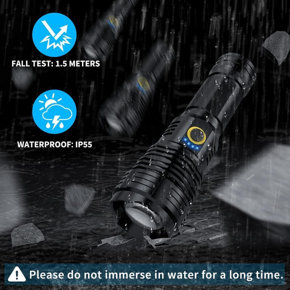 Other | Flashlight High Lumens 10000 Super Bright Rechargeable ...